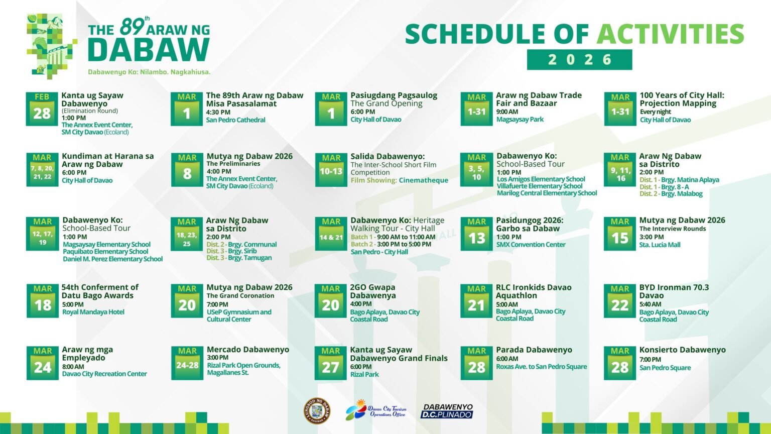 2026 Calendar of the Road Run Races in Davao - Davao City Life